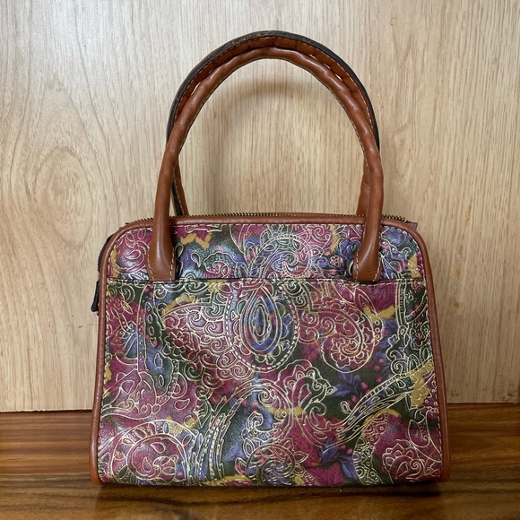 Patricia Nash | Bags | Patricia Nash Leather Purse Metallic Paisley ...